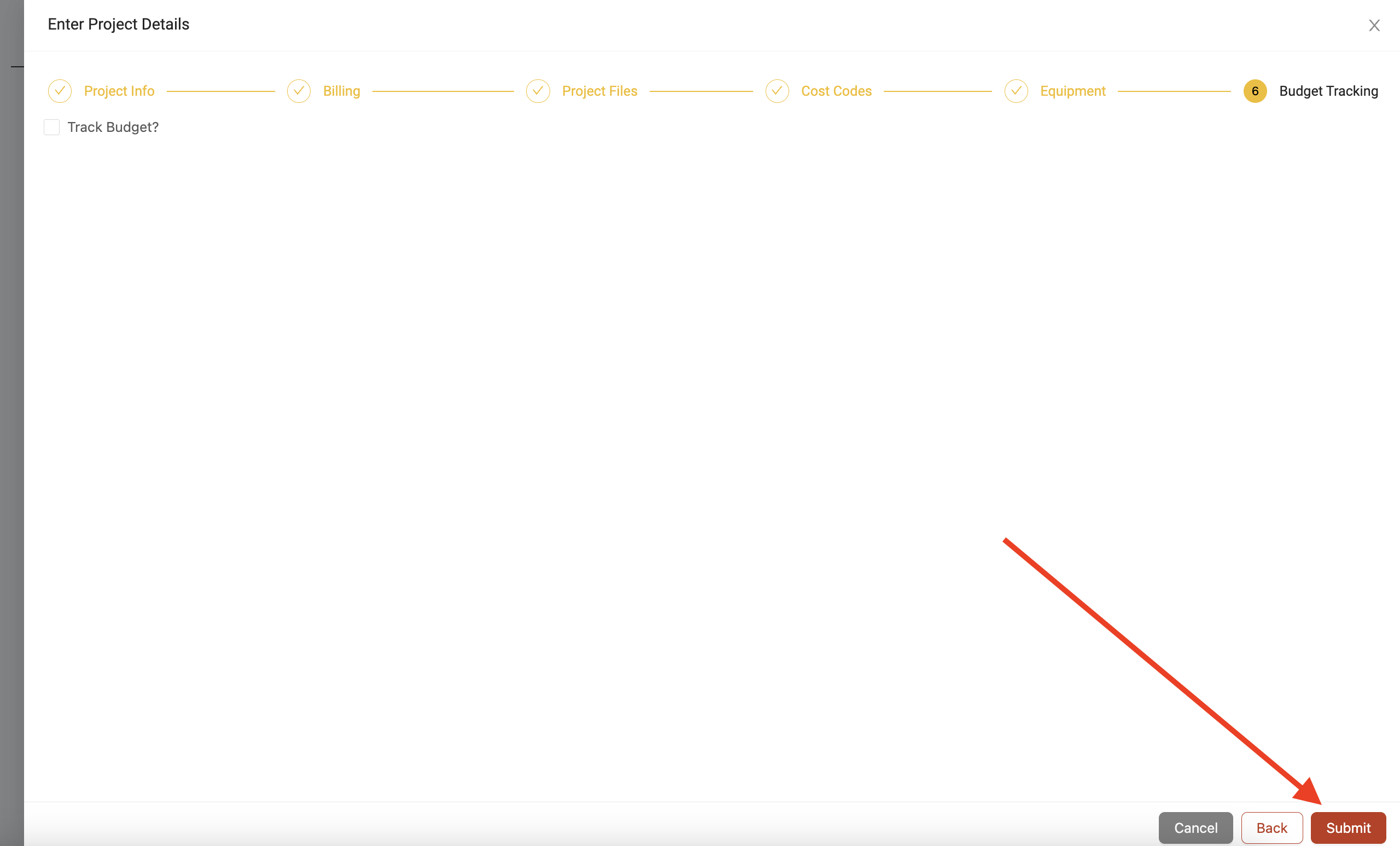 Creating your first project - Ontraccr Help Center Creating your first project - Ontraccr Help Center