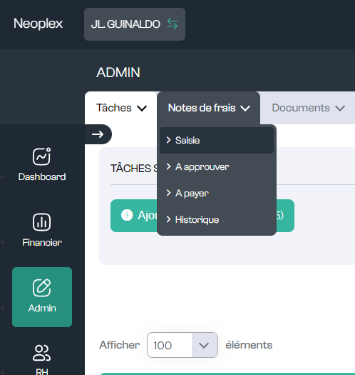 Saisir une note de frais - Centre d'aide IODD