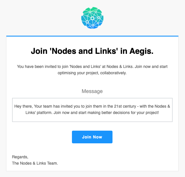 👋 Your first day with Nodes & Links! - Hi! How can we help you today?