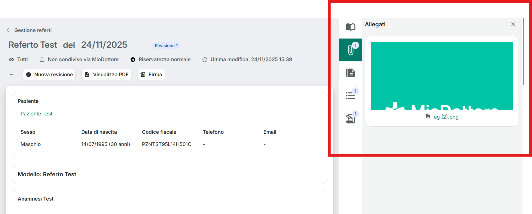 MultiDoc - Area di caricamento file - Guide e supporto per GipoNext