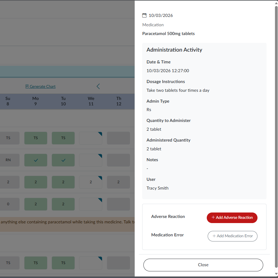 Viewing Medication Administration Details From The MAR Chart - HxCare ...