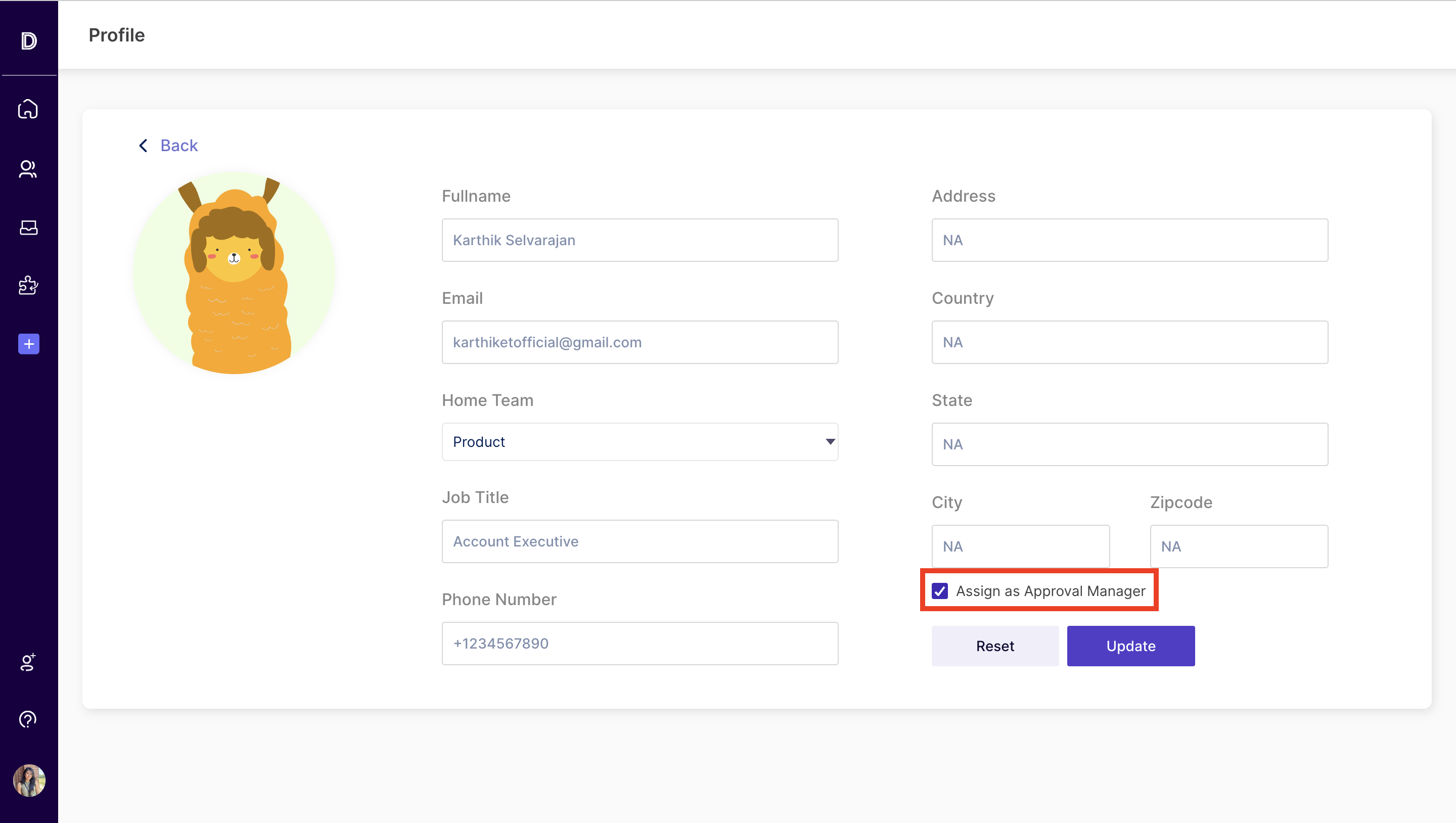 How to add Approval Manager? - Hi, how can we help?