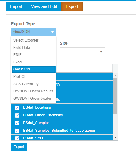 Bulk Data Exports - ESdat