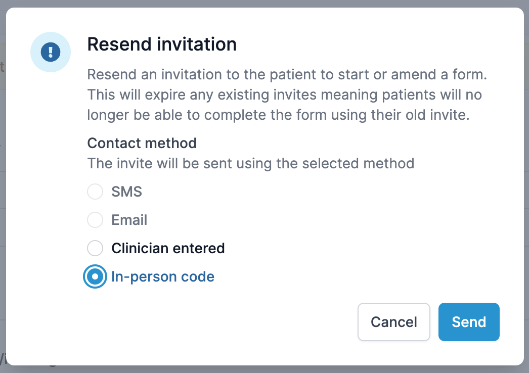 How to Generate an In-Person Code - Ultramed Help Center