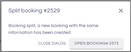 Split/Copy Booking - InfoCamp CIS Help Center