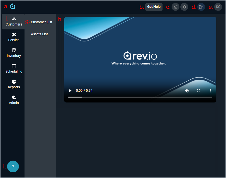 Page Navigation and Layout - Rev.io PSA Documentation Center