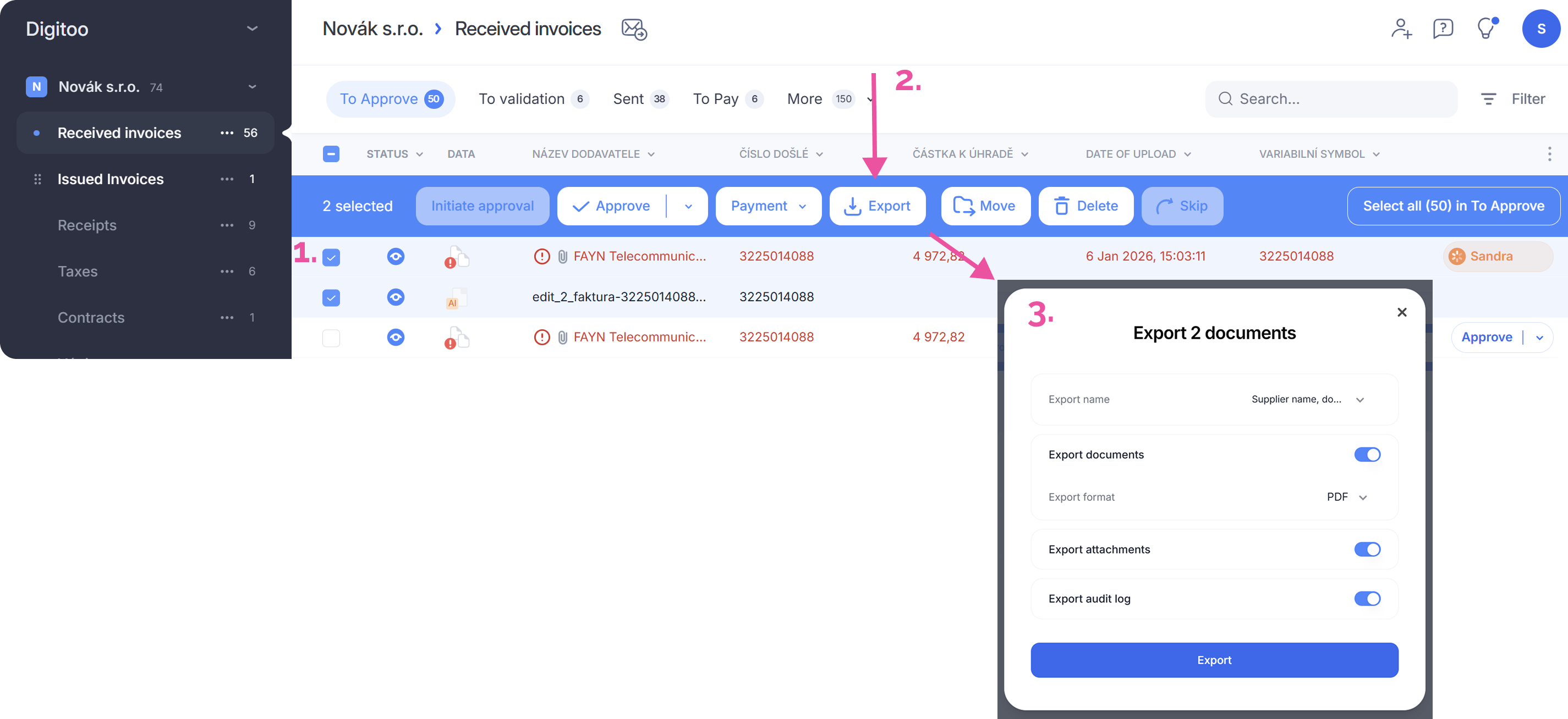 Export & Archive - Help Center