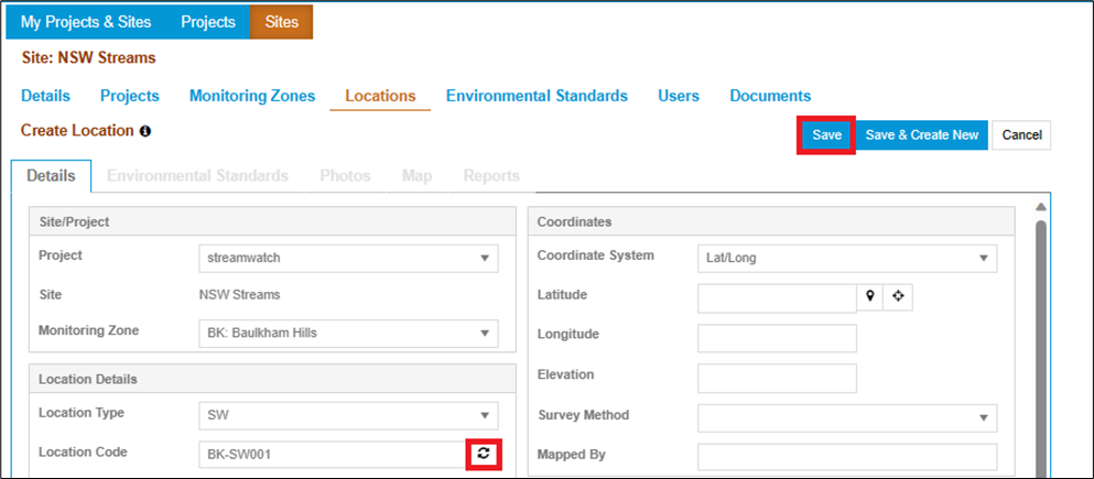Automated Location Code Assignment - ESdat
