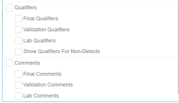 Chemistry Tables - ESdat Knowledge Base