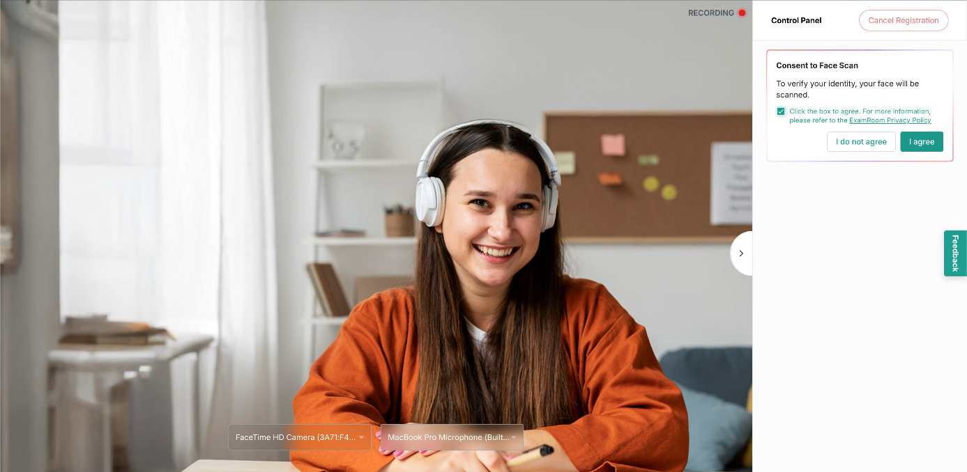 Face Registration - Candidate Self - Help Guides