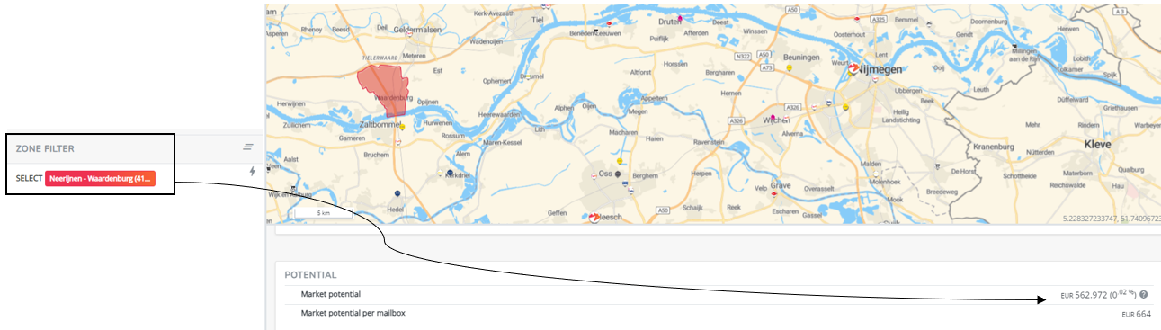 Examining zone data - RetailSonar Help Center