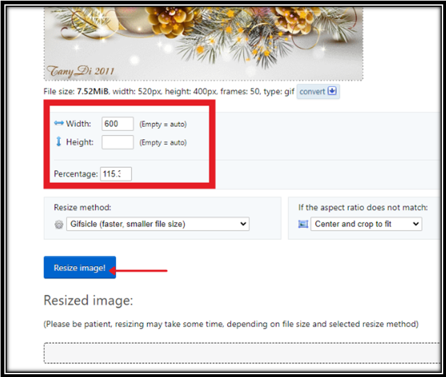 How to Resize and Add an Animated GIF - Help Center