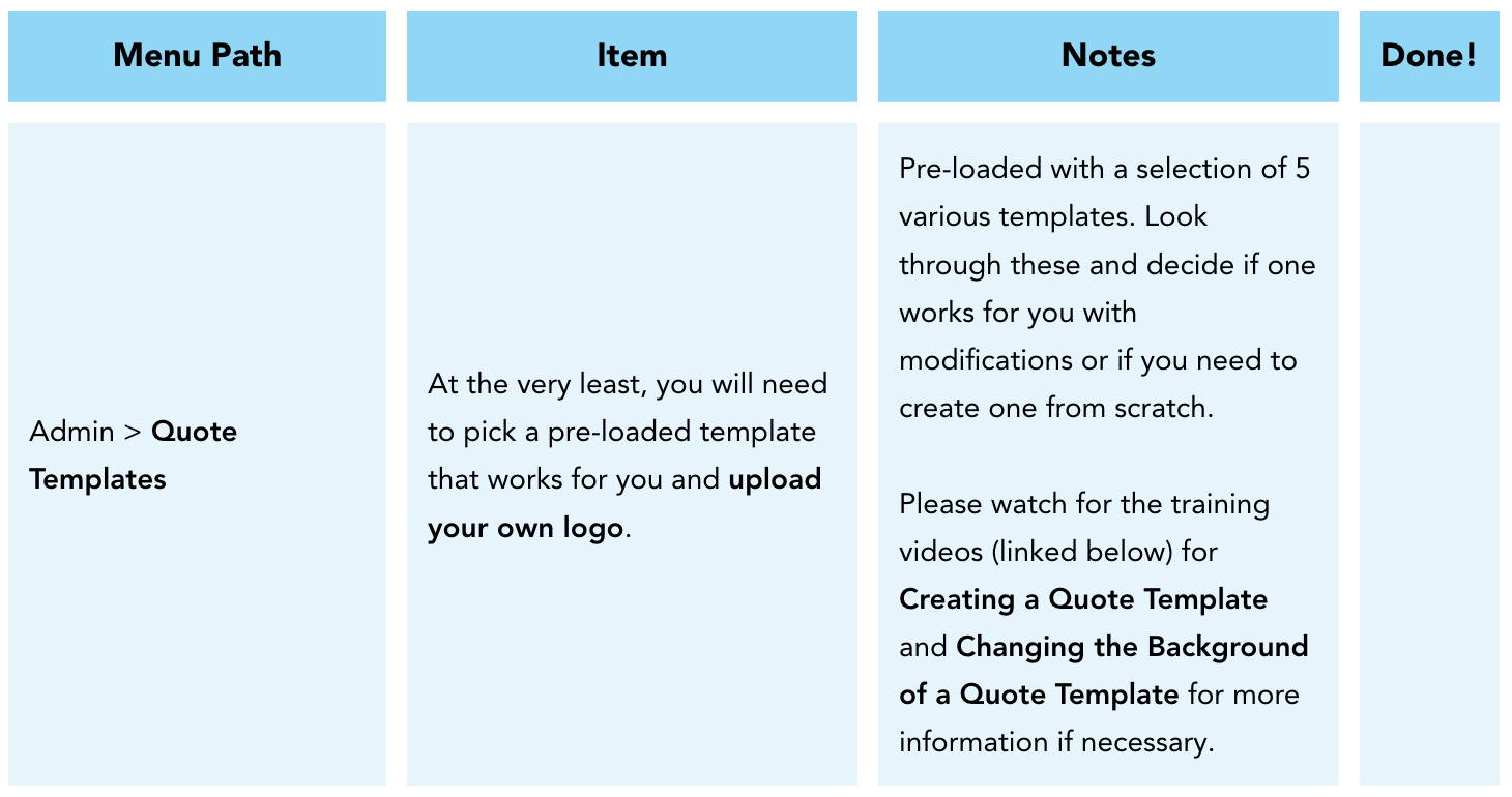 Step Four: Configure Quote Templates - Rev.io PSA Documentation Center